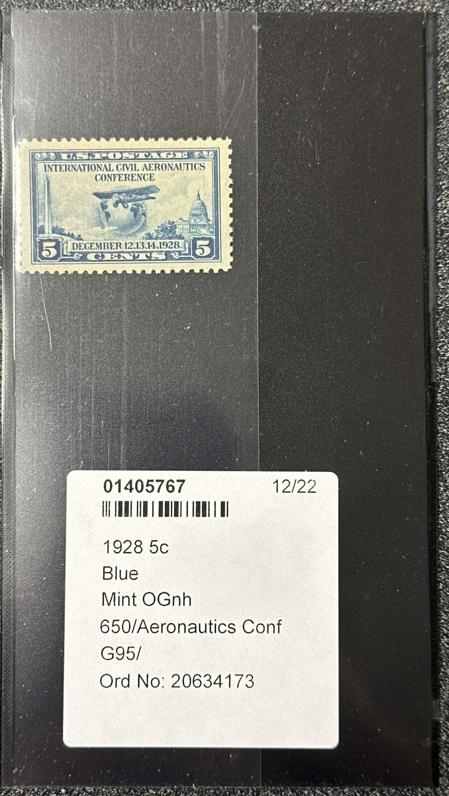 Scott 650 Aeronautics Conference PSE Certified XF-Sup 95J Mint OGnh ...