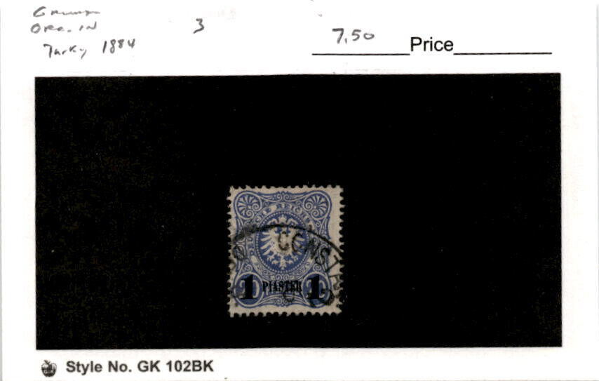 Germany Offices Turkey, Postage Stamp, #3 Used, 1884 (AE) | Europe ...