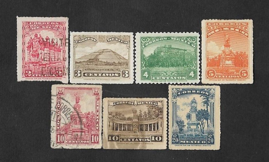Sd)1923-24 Mexico Fountain EL Salto DEL Agua 2c SCT 634, Pyramid of the ...