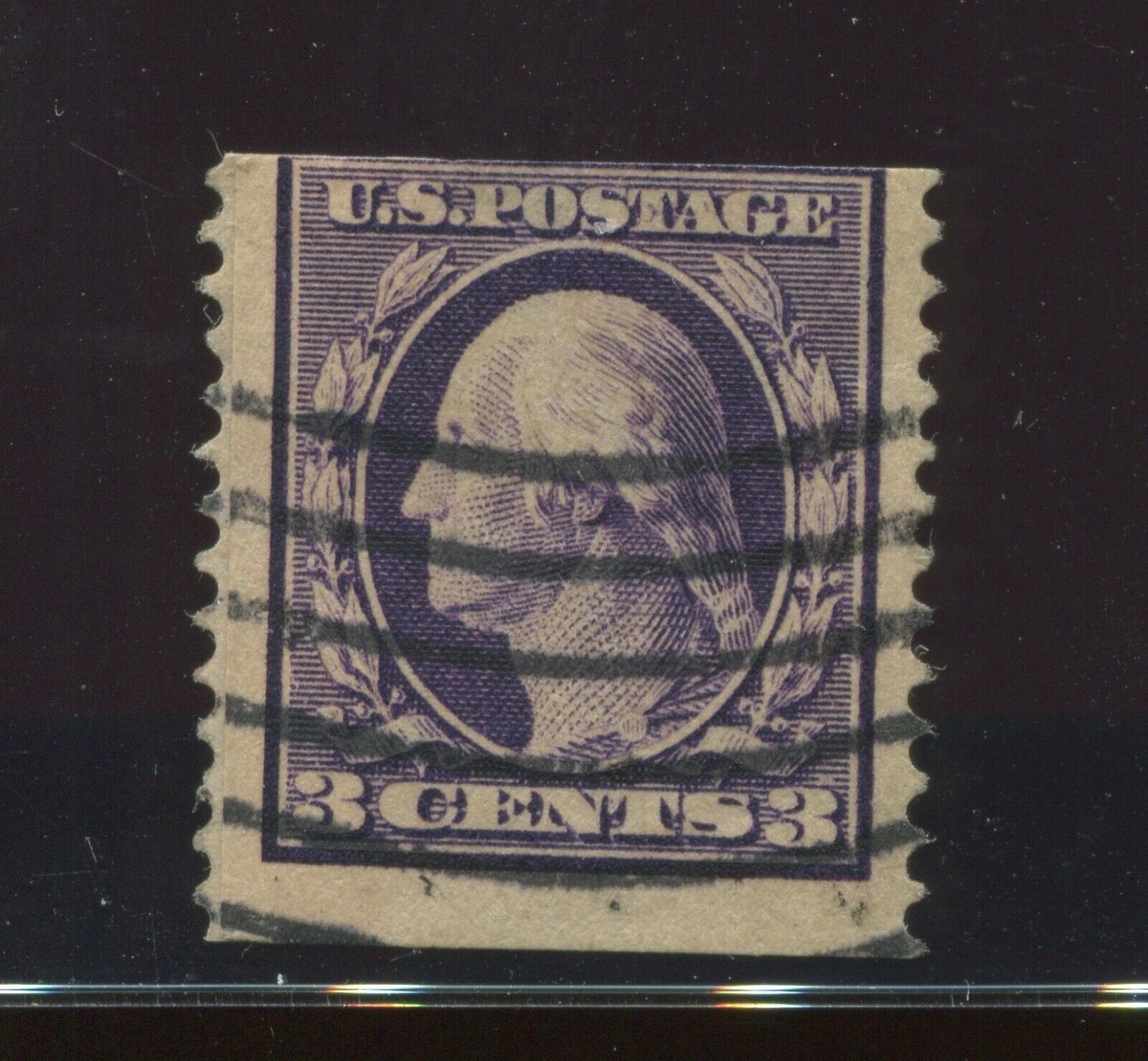 389 Washington USED 'Orangeburg' Coil Paste-Up Stamp with PF Cert (Bz ...