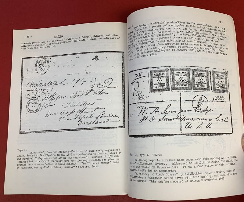 New Zealand Registered Mail Markings, by Rev. A. Voyce, Postal History ...