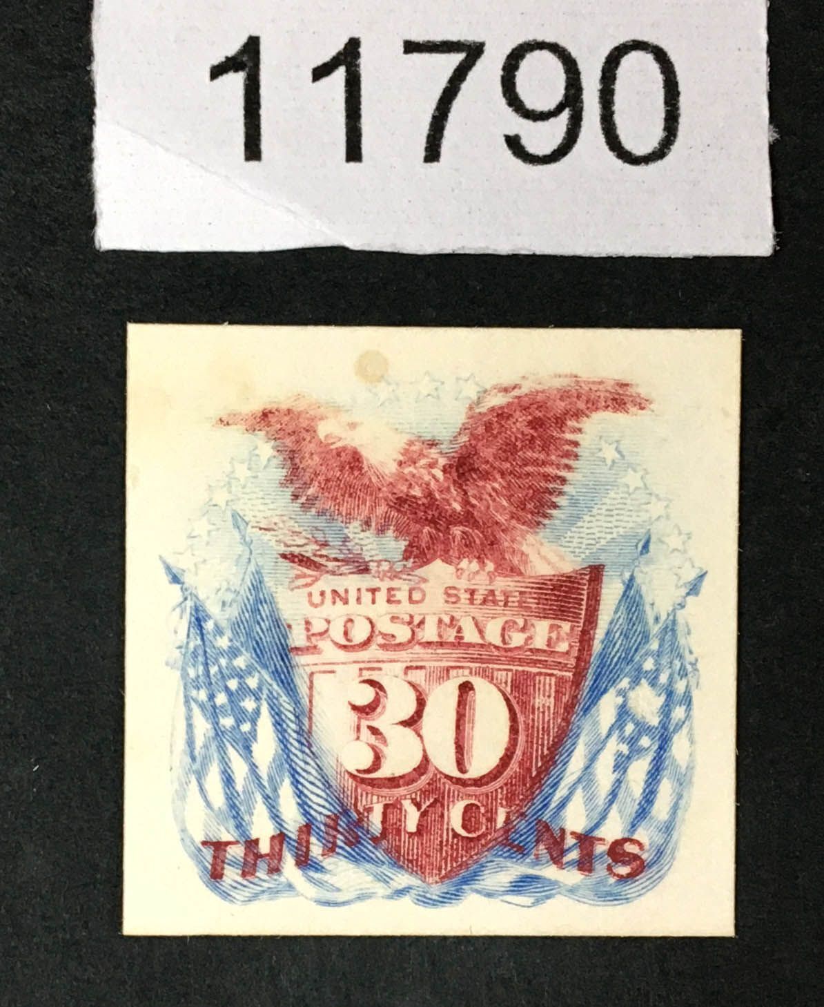 US Stamps # 121p4 Plate Proof on Card LOT #11790 | United States, Back ...