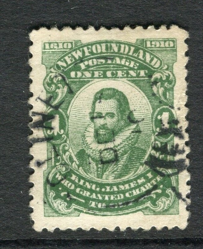 NEWFOUNDLAND; 1910 early Guy issue fine used 1c. value | Canada, Stamp ...
