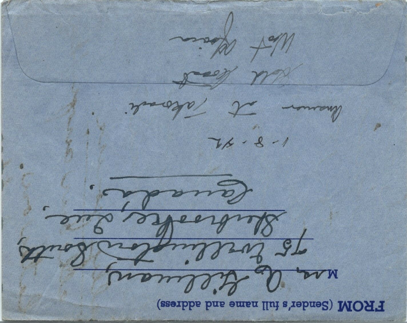 RARE Early use air letter 1942 Censored special #116 Military > INDIA ...