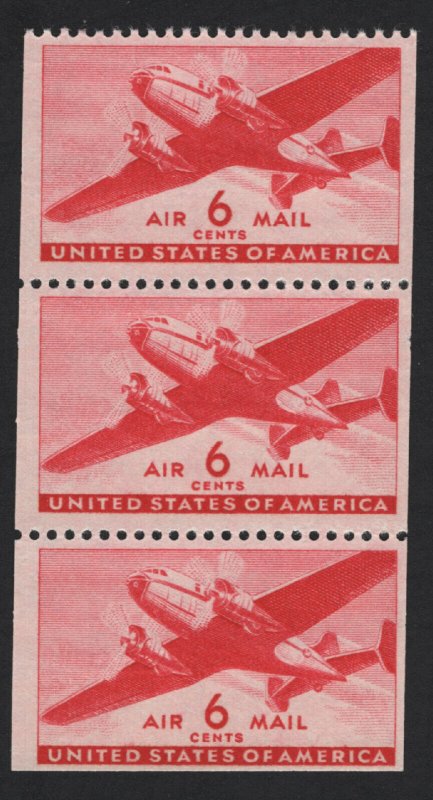United States MINT Scott Number C25a BOOKLET PANE MNH F-VF #M4 ...