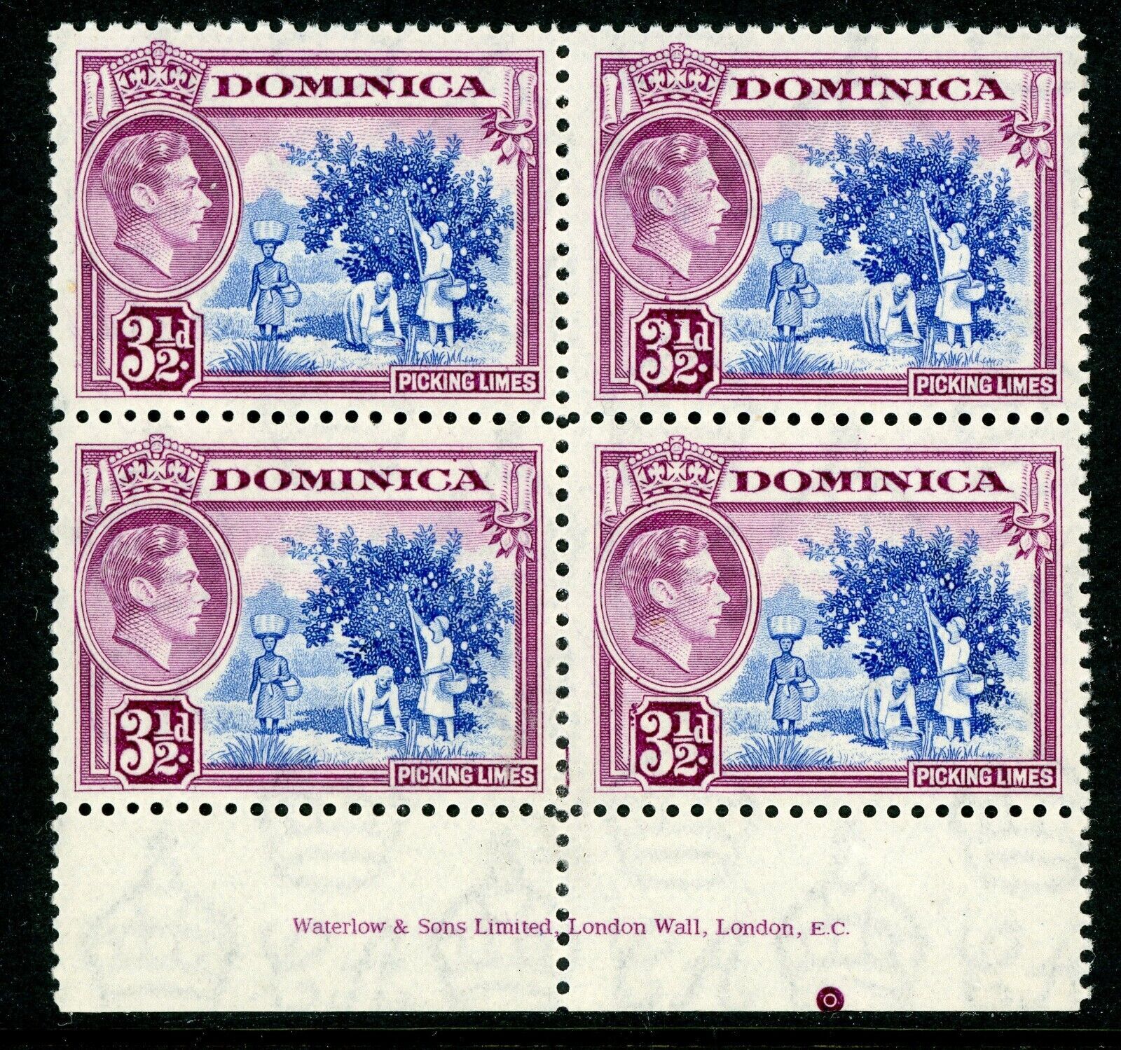 Dominica 1932 British Scott #104 Insc Block MNH X422 | Australia ...