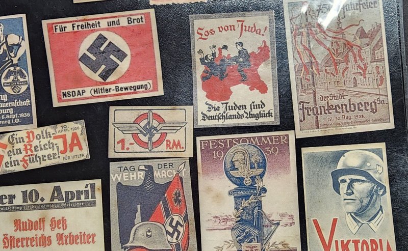 Nazi Germany Third Reich stamps Vignettes collection set WW2 WWII ...