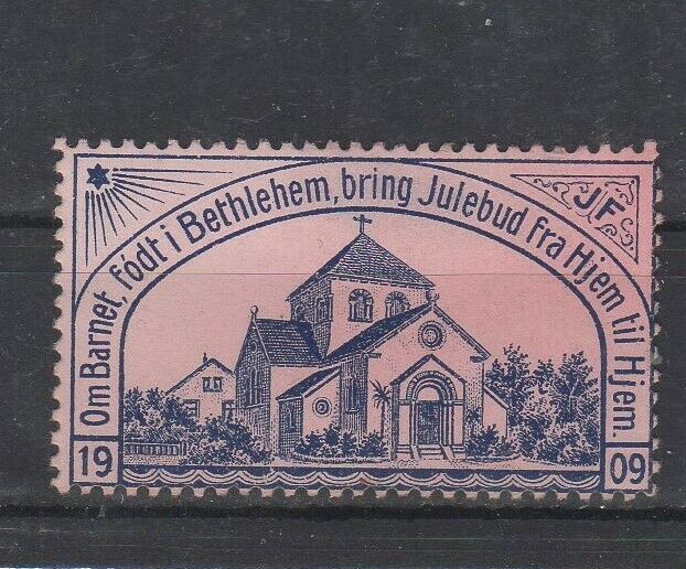 Denmark - 1909 Religious Christmas Stamp - NG, Stained | Specialty ...
