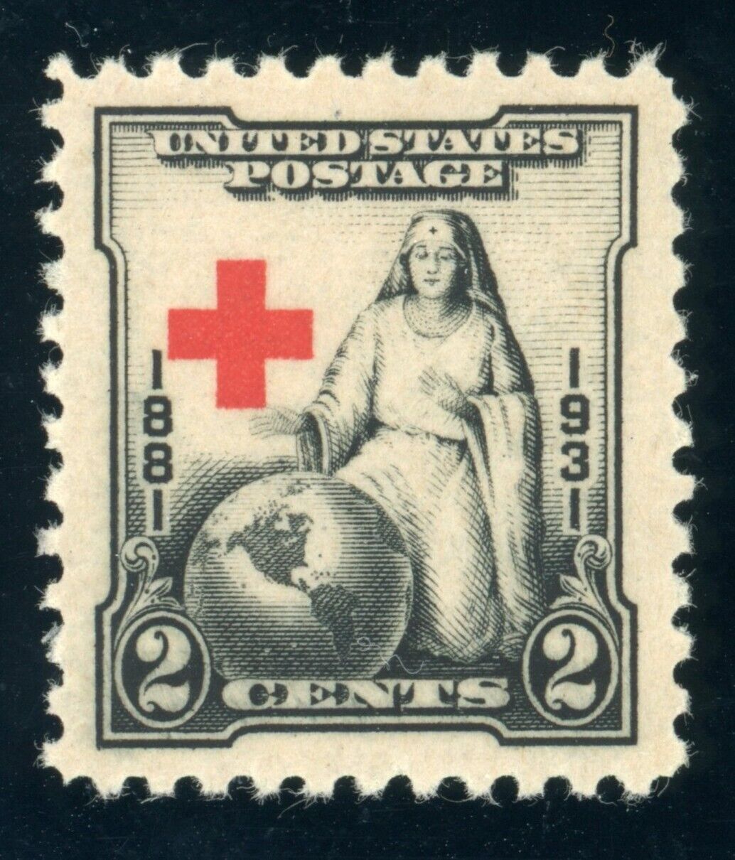 US Stamp #702 Red Cross 2c - PSE Cert - GEM 100 - MNH - SMQ $350.00 ...