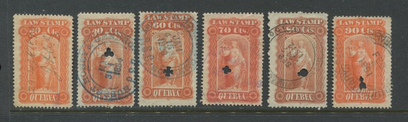 1871 Quebec Law stamps 20 cents to 90 cents used | Canada, Stamp / HipStamp