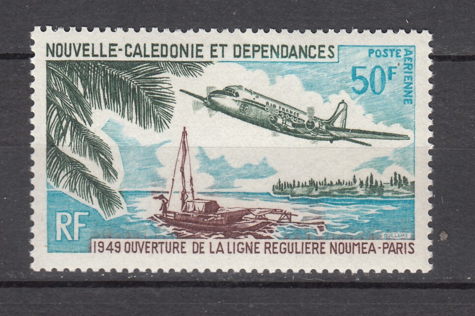 J43529 JL Stamps 1969 new caledonia mnh #c69 airplane | Australia ...