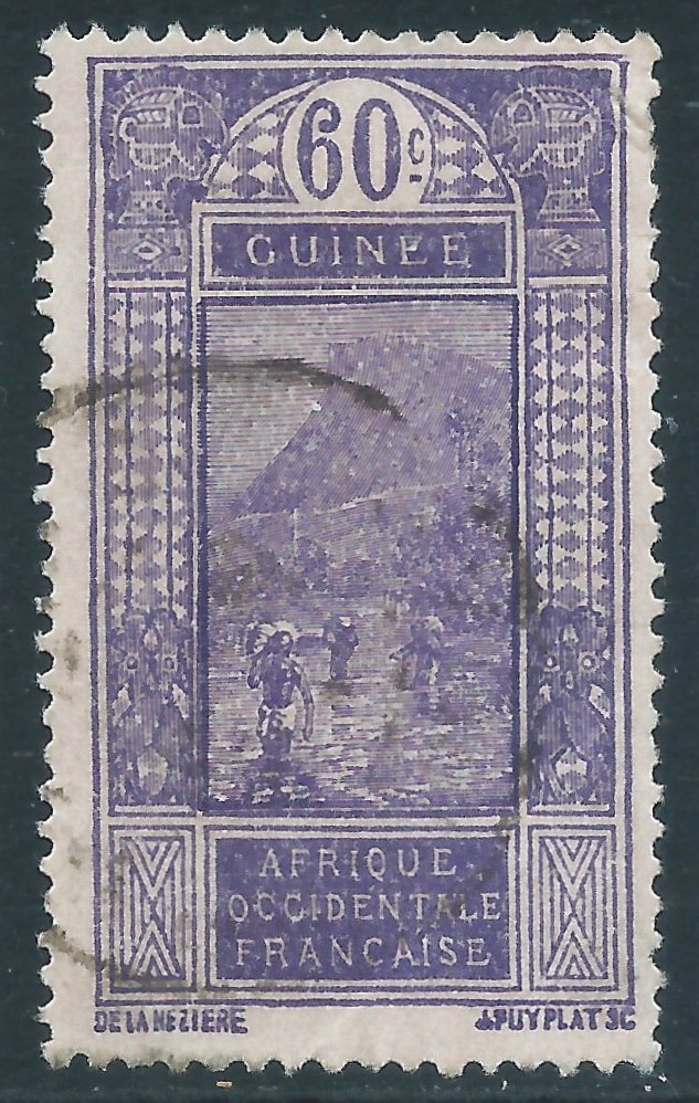 French Guinea, Sc #89, 60c Used | Europe - France & Colonies, General ...