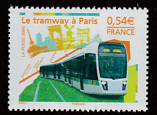 France # 3269, New Paris Tramway, Mint NH, 1/2 Cat. | Europe - France ...