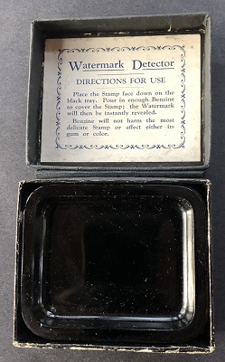 Vintage Watermark Detector tray in original box / HipStamp