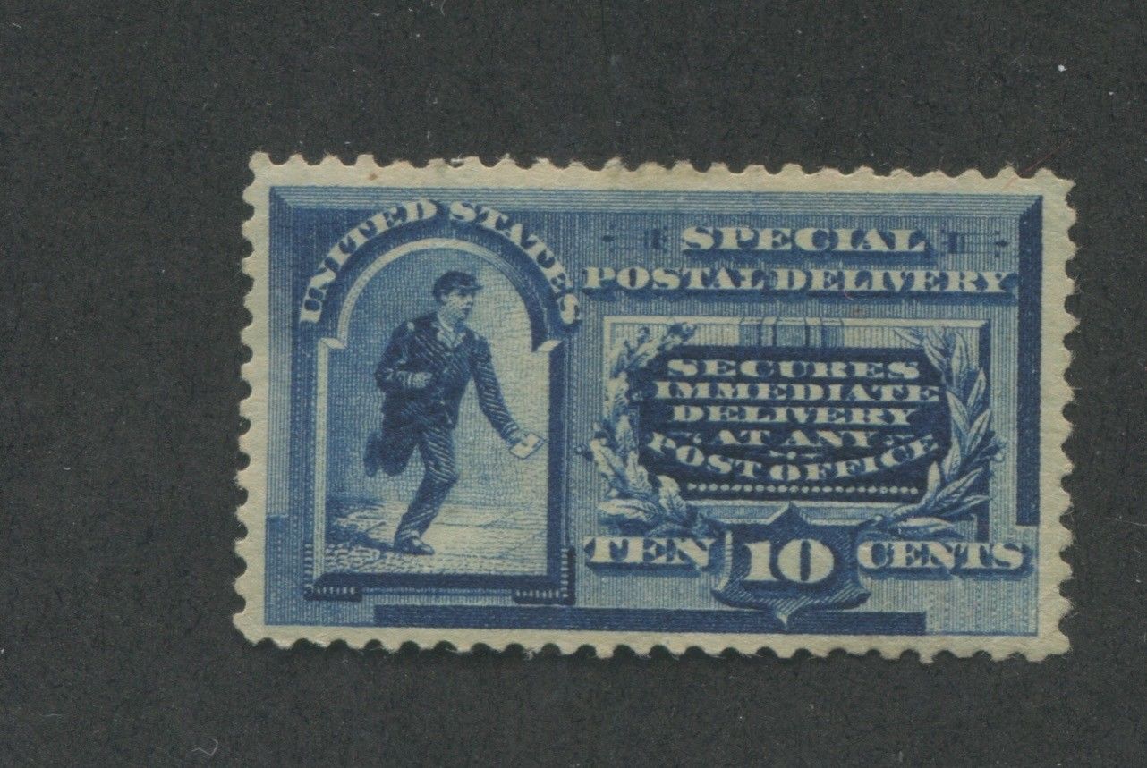 1888 US Special Deliver Stamp #E2 Mint Hinged Very Fine Original Gum ...