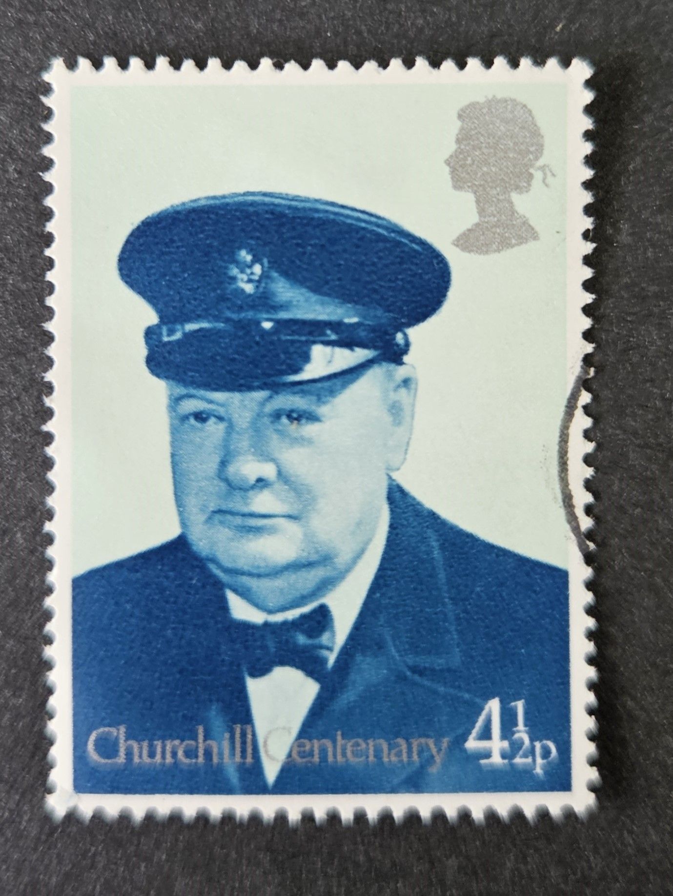 Great Britain 1974 SG962 used 4.5p. Birth Centenary of Sir Winston ...