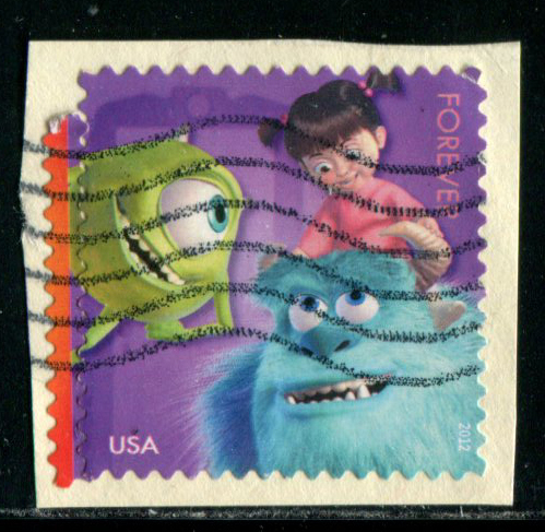 4681 US (45c) Disney-Pixar: Monsters Inc SA, used on paper | United ...