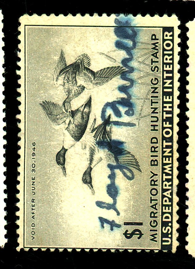 Rw12 Used Av-Fin SM Crease Cat $25 | United States, Duck Stamps ...