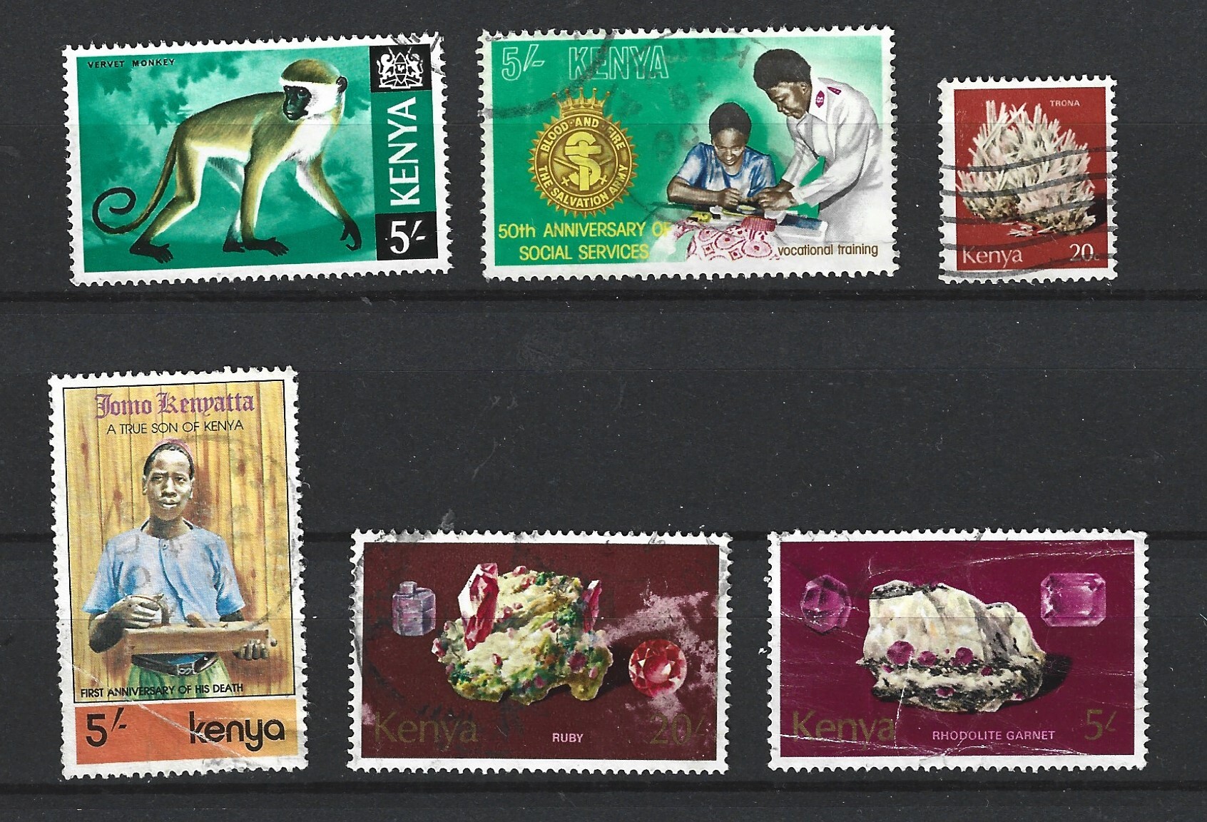 Kenya Scott Used Mini Lot of 6 Different Stamps 2019 CV $7.25 | Africa ...