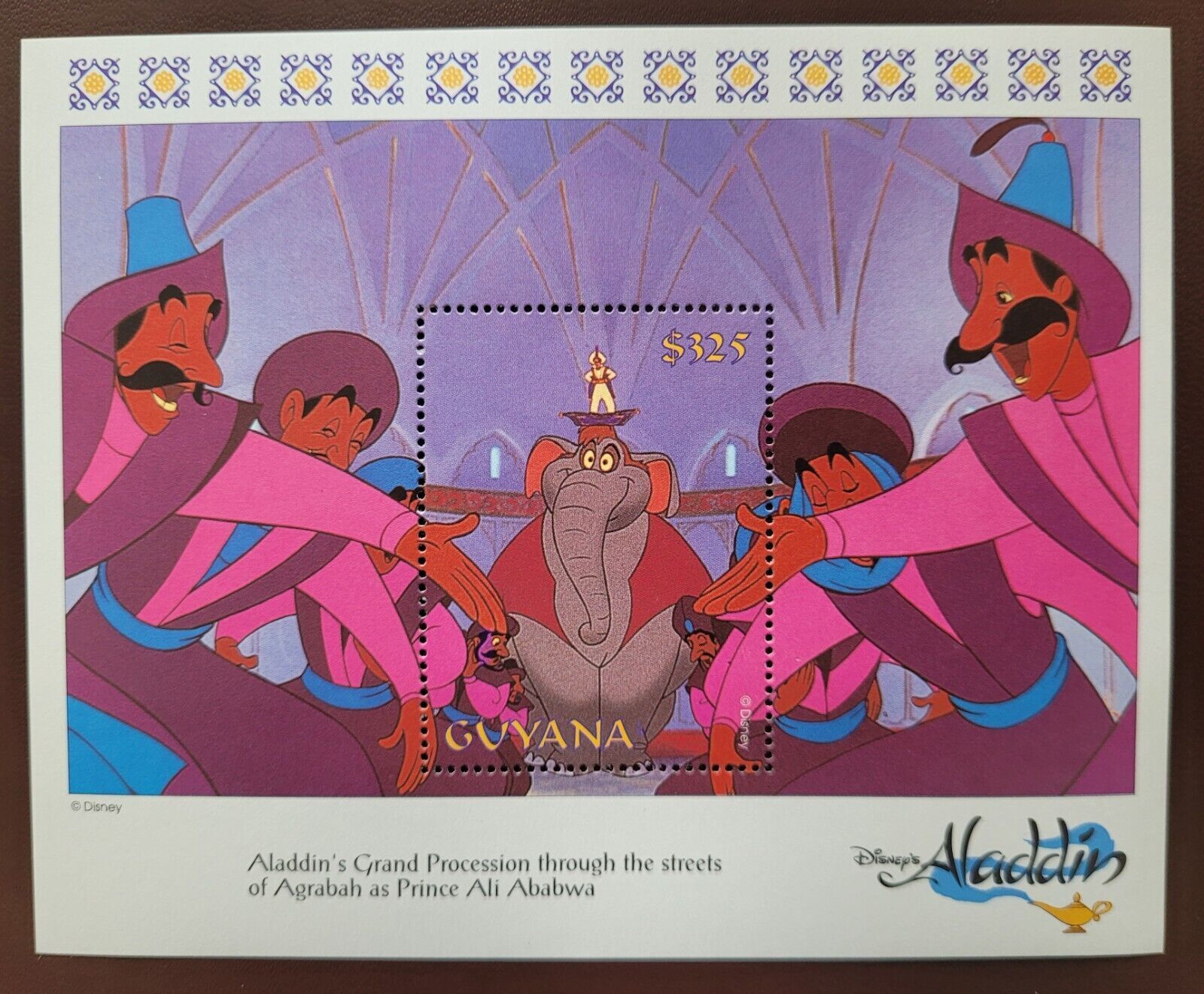 Guyana 1993 / "Aladdin" Film - Walt Disney Cartoon Characters - Aladdin ...