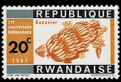 1962-1966 Used Rwanda Group of 30 Stamps | Africa - Rwanda, Stamp ...