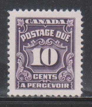 Canada, 10c Postage Due (SC# J20) MLH | Canada, Postage Due Stamp ...