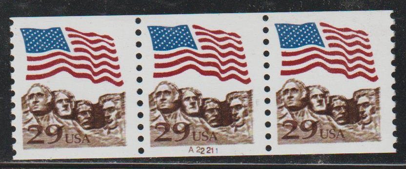 United States SC 2523A Strip of 3. Mint Never Hinged | United States ...