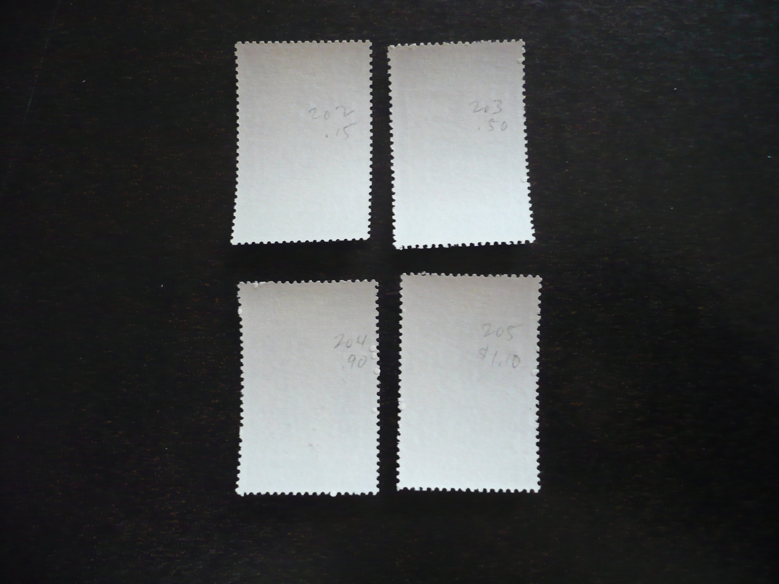 Stamps - St. Kitts Nevis - Scott# 202-205 - Mint Hinged Set of 4 Stamps ...