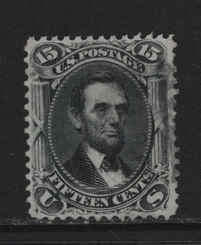 77 VF used neat light cancel with nice color cv $ 190 ! see pic ...