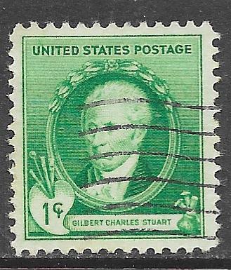 USA 884: 1c Gilbert Charles Stuart, used, F-VF | United States, General ...