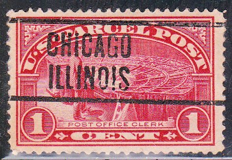 Precancel - Chicago, IL PSS LT6-E - Parcel Post Town and Type Issue ...