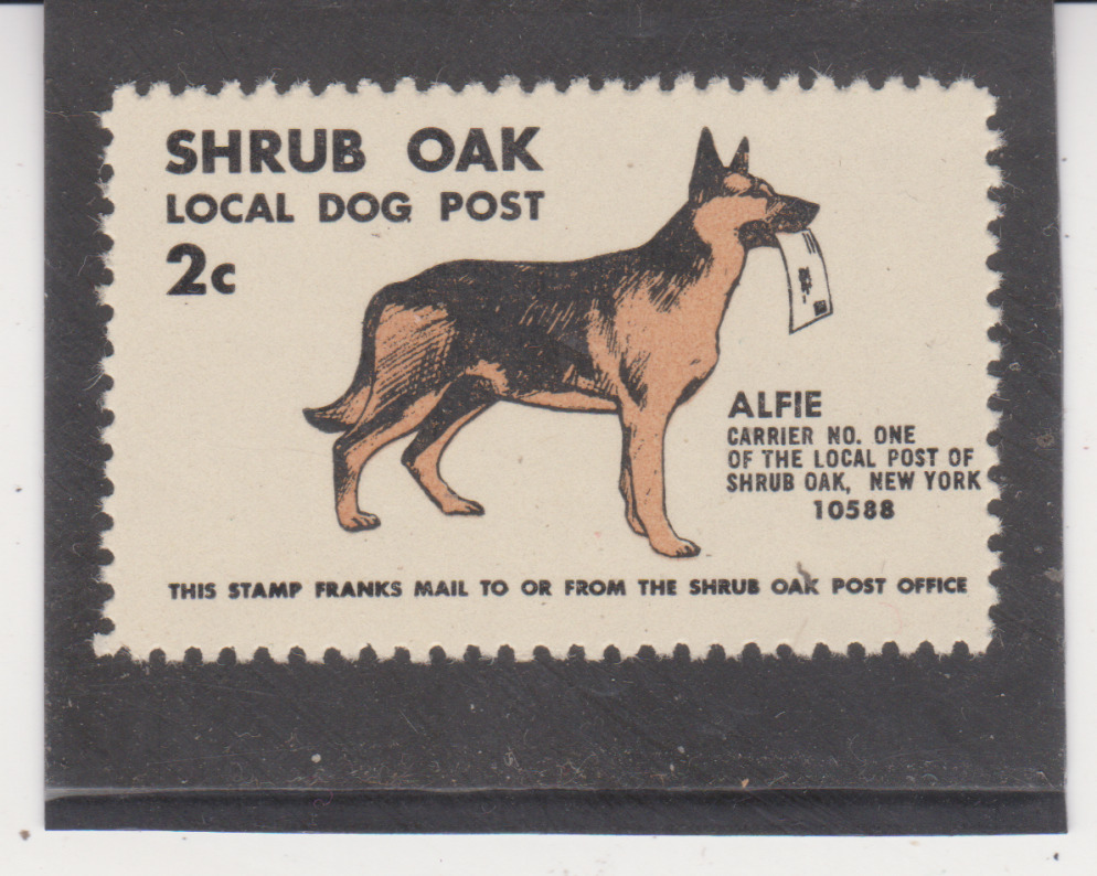 Scrub Oak Local Dog Post of Alfie the Dog Stamp MNH | Specialty ...