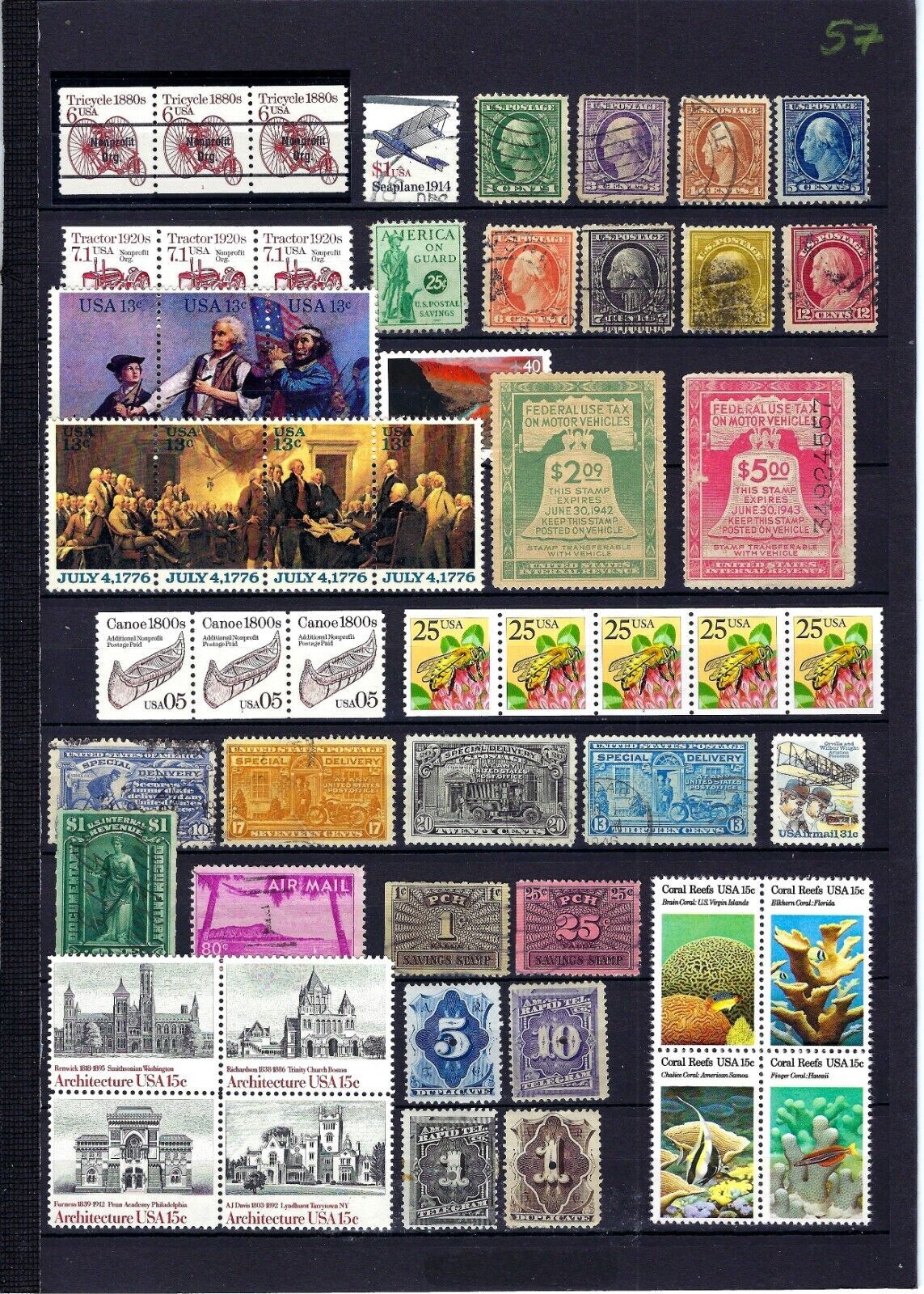 JASTAMPS: U.S.A very nice collection from old album, see scan | United ...