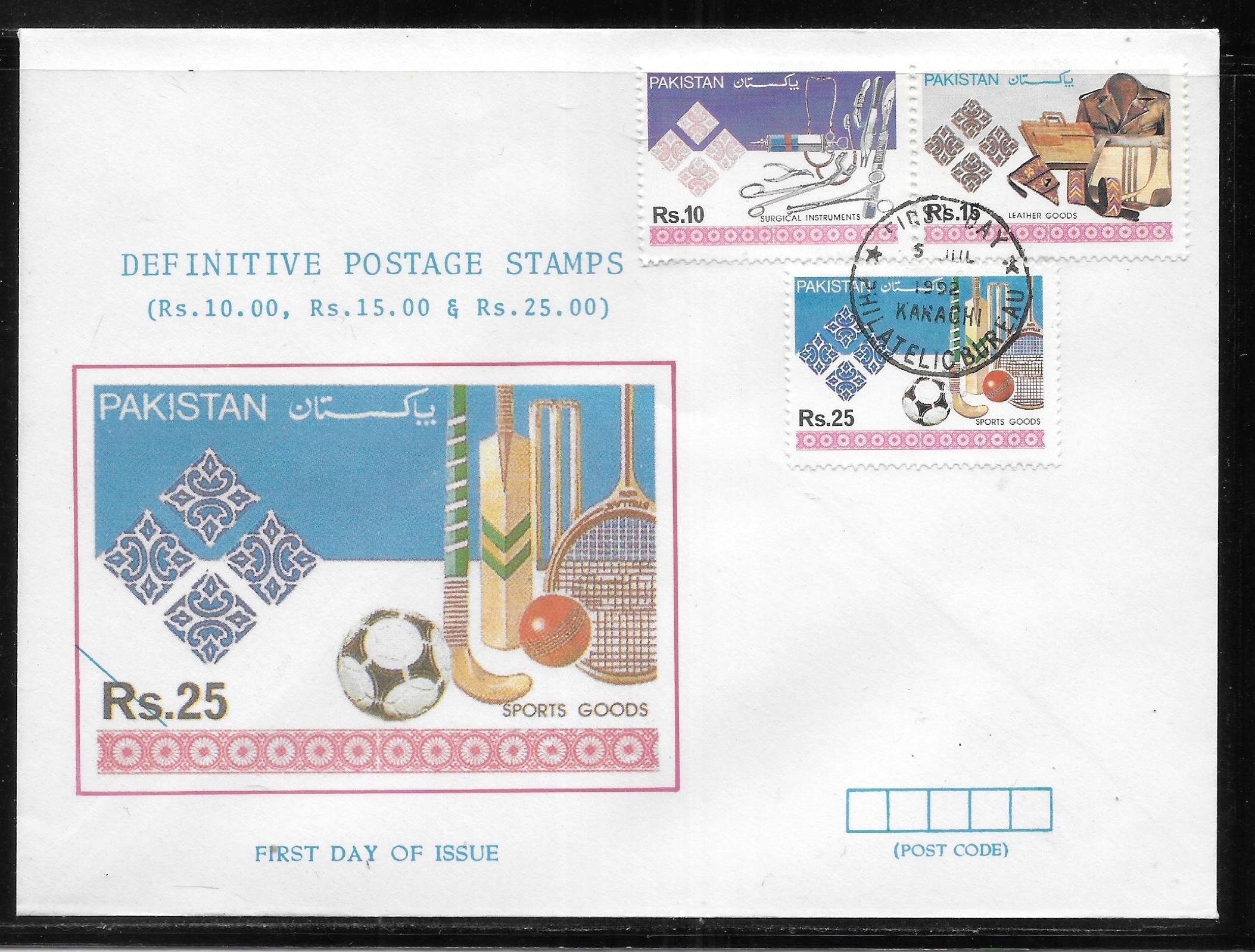 Pakistan 782 Industries FDC 2024 Scott c.v. Used $5.50 | Asia ...