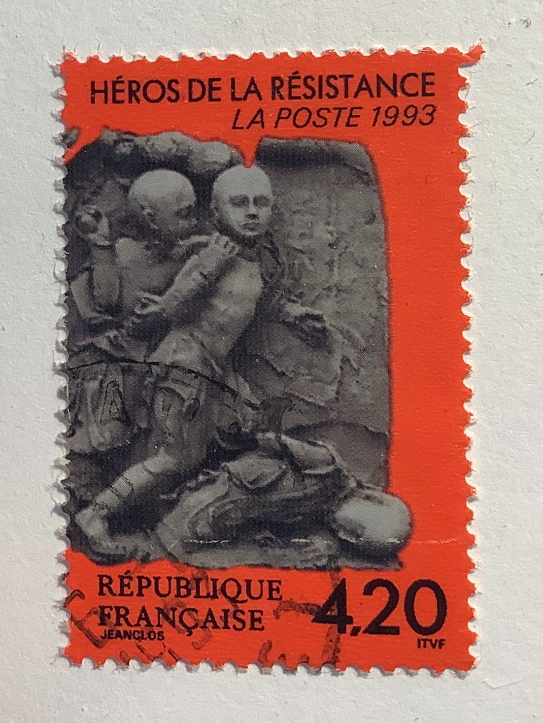 France 1993 Scott 2365 used - 4.20fr, Hero of the Resistance | Europe ...