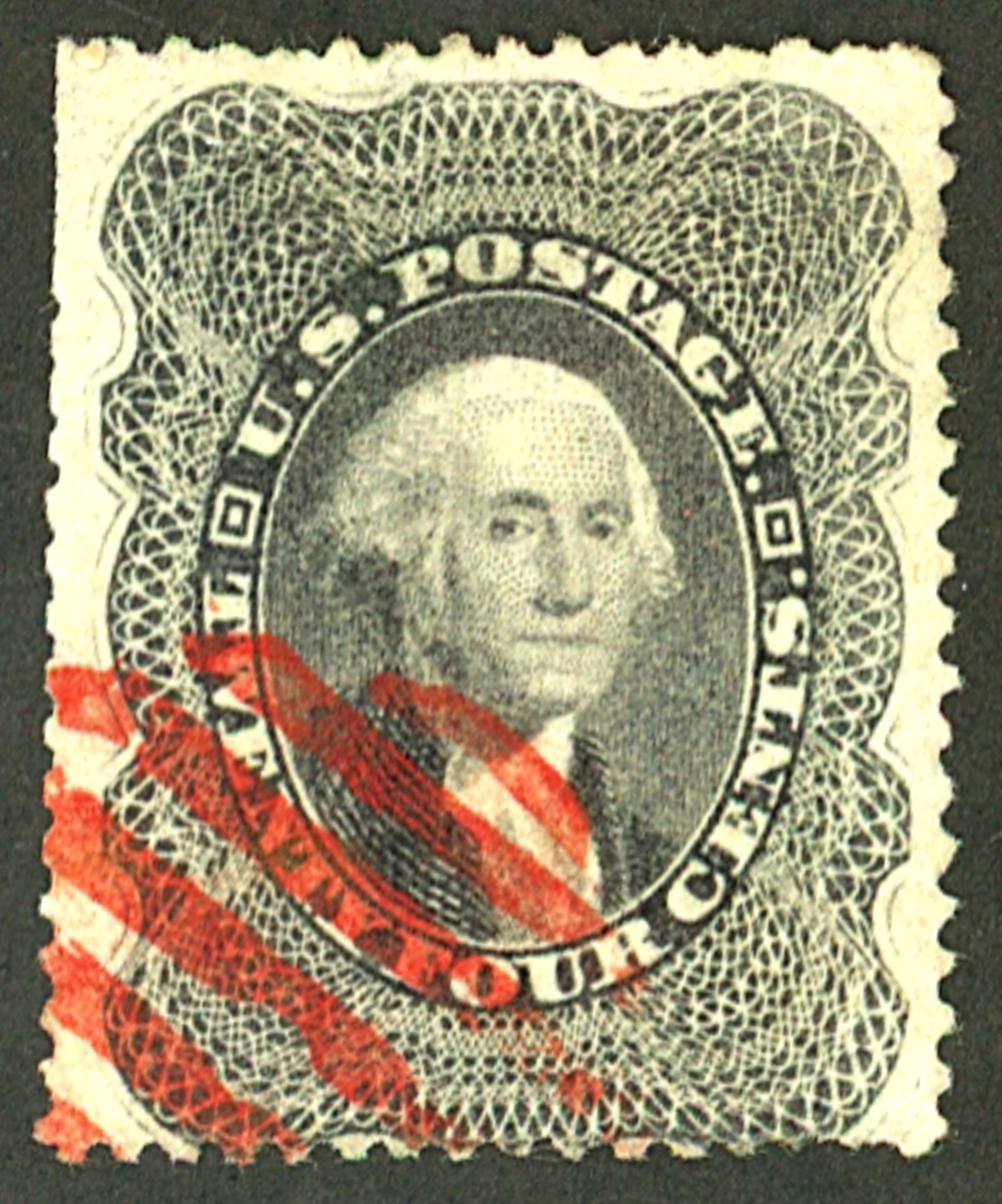 U.S. #37 USED | United States, General Issue Stamp / HipStamp