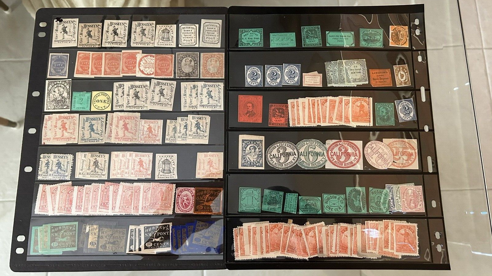Locals and Carriers' Forgery, Bogus & Genuine LOT of 1700+ Stamps ...
