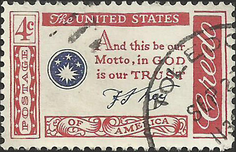 # 1142 Used Francis Scott KEY Quotation | United States, General Issue ...