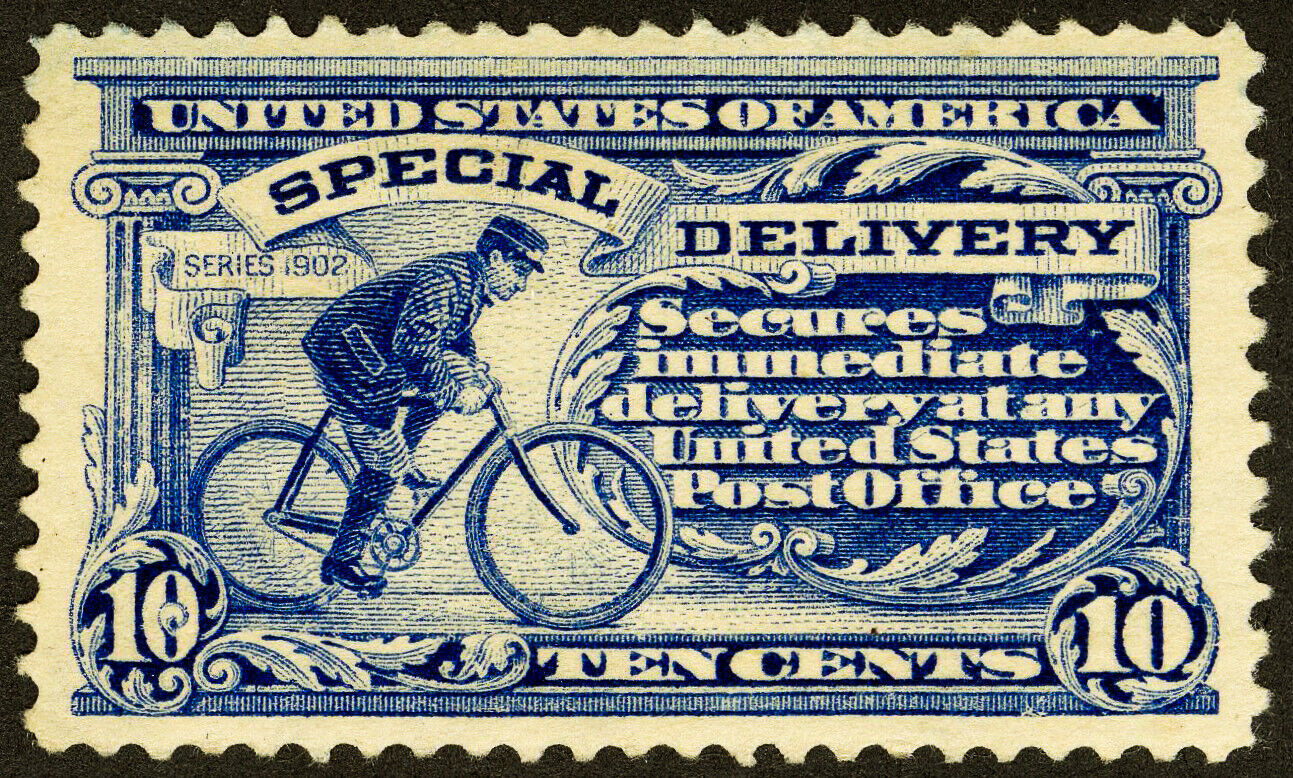 US Stamps # E6 Special Delivery MNH XF Slight Gum Bend Scott Value $500 ...