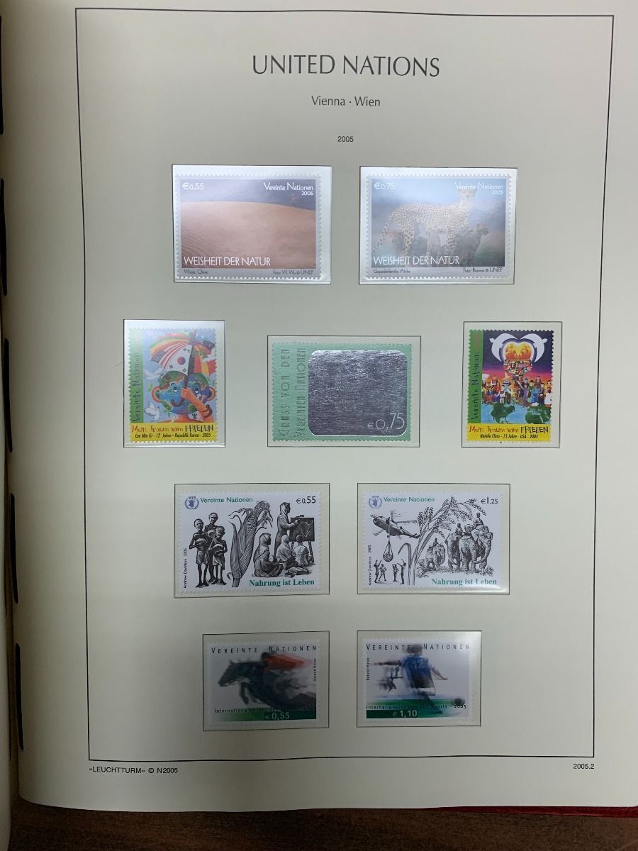 United Nations – Mint Collection in 4 Lighthouse Albums – 419879 ...