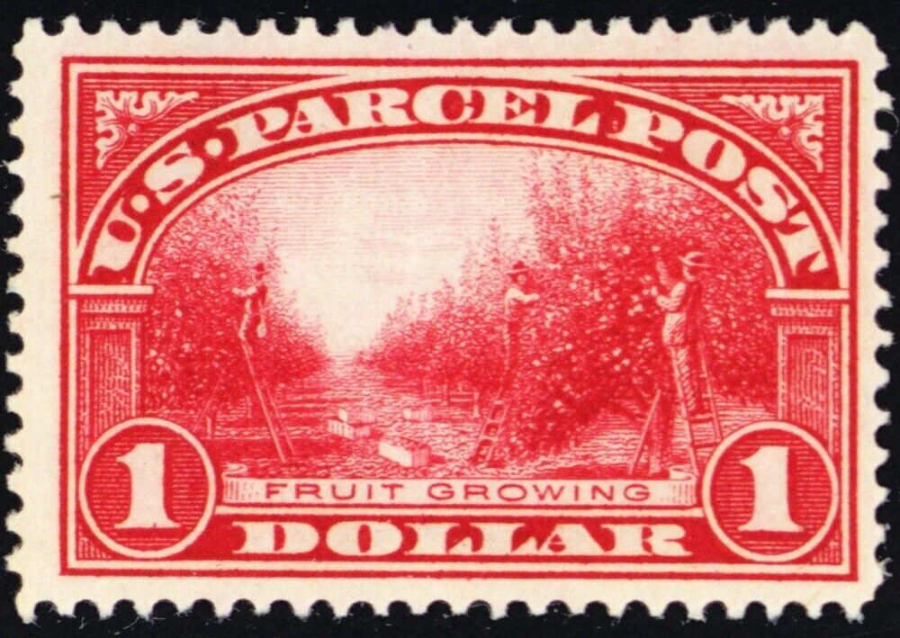 Q12, Mint HR $1 Parcel Post Stamp - Stuart Katz | United States, Parcel ...