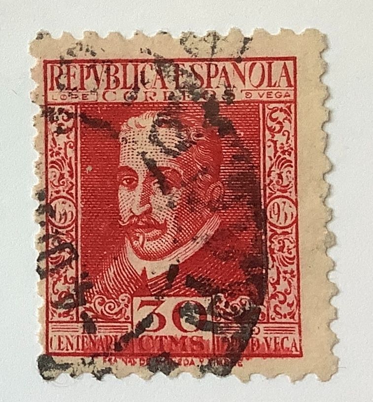 Spain 1935 Scott 553 used - 30c, Lope de Vega | Europe - Spain ...
