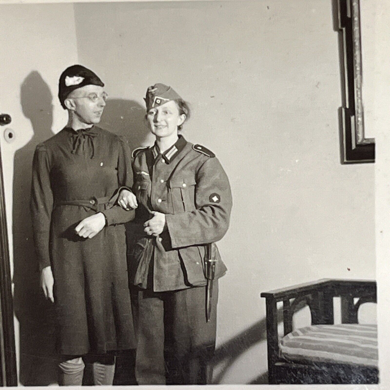 WW2 WWII Original German Military wartime Photo Soldier And Wife ...