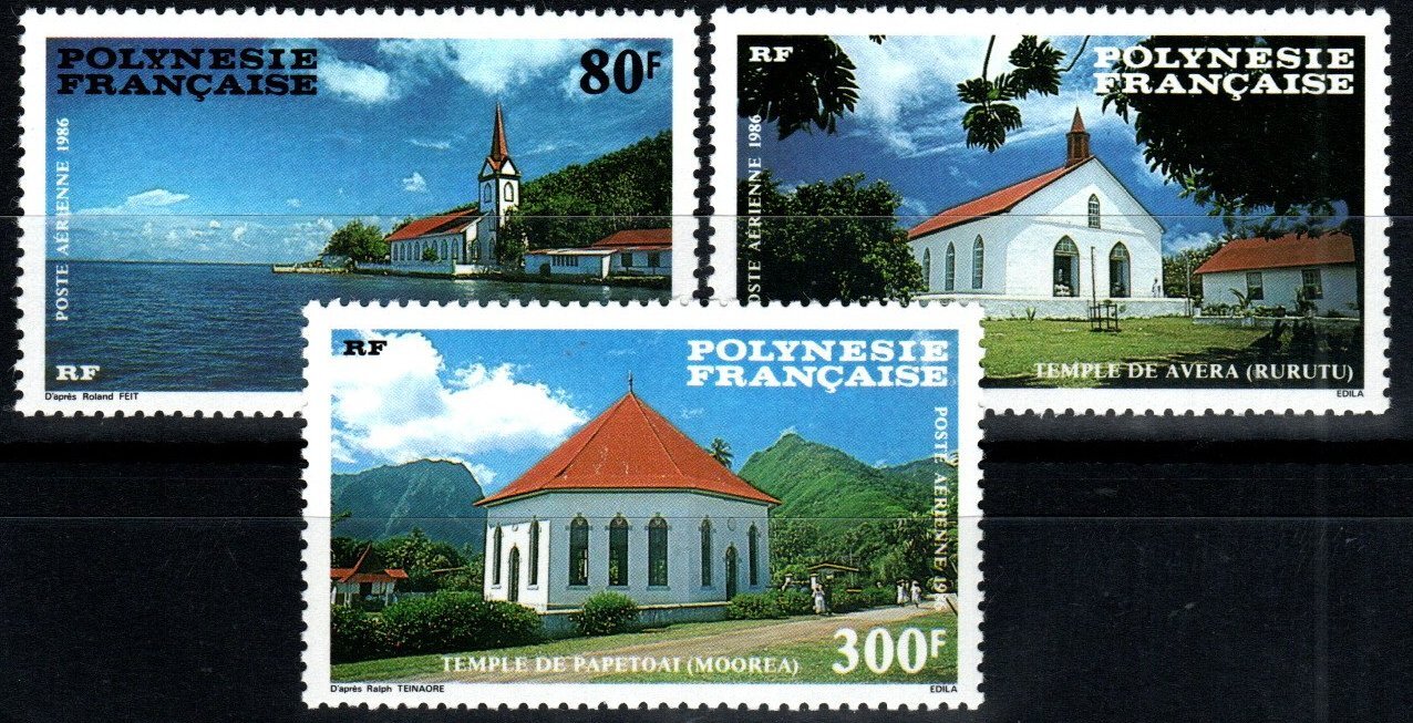 French Polynesia #C221-3 MNH CV $12.75 (X534) | Australia & Oceania ...