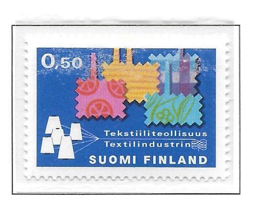 Finland 491 Finish Textile Industry single MNH | Europe - Finland ...