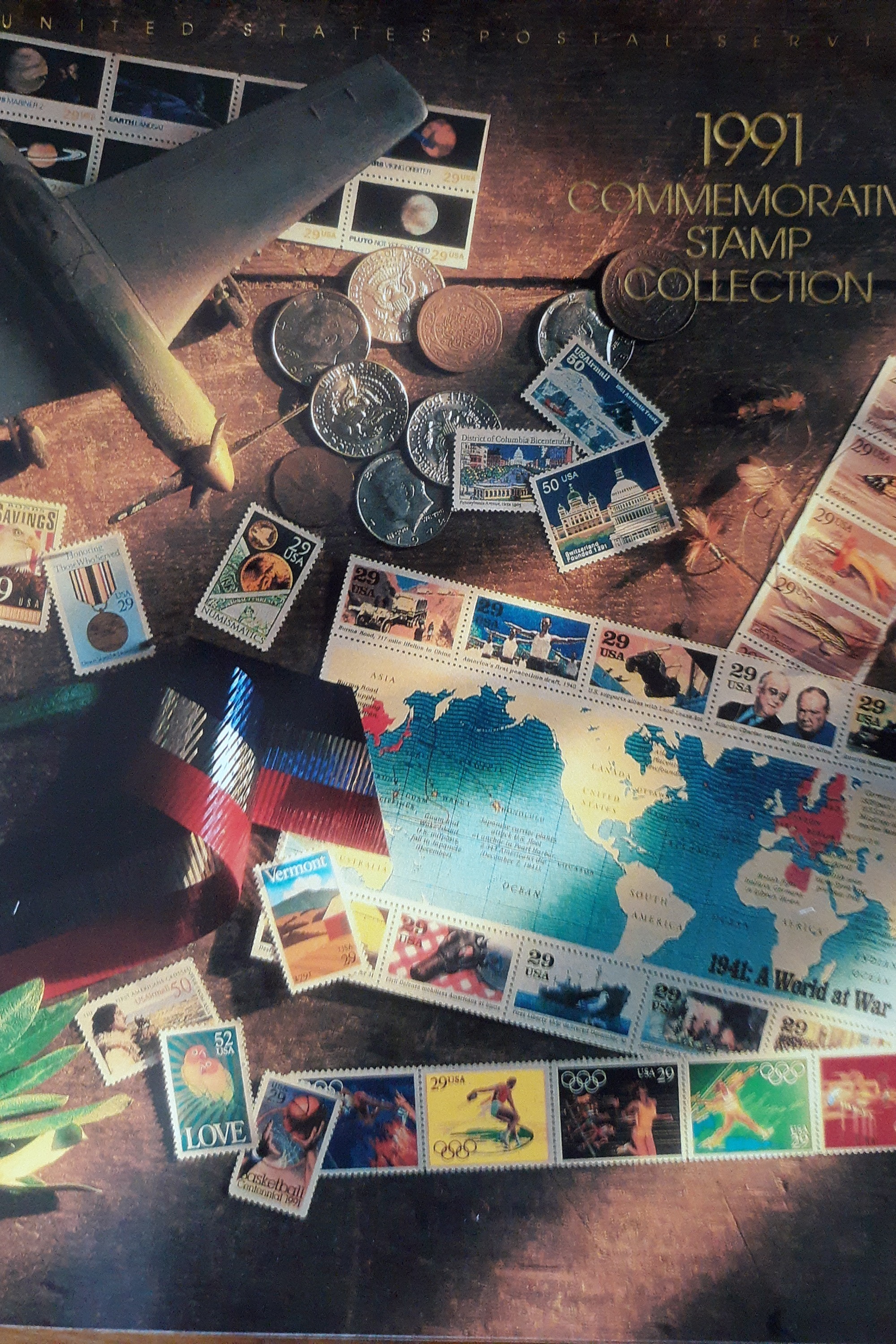 1991 commemorative stamp collection | United States, Stamp / HipStamp