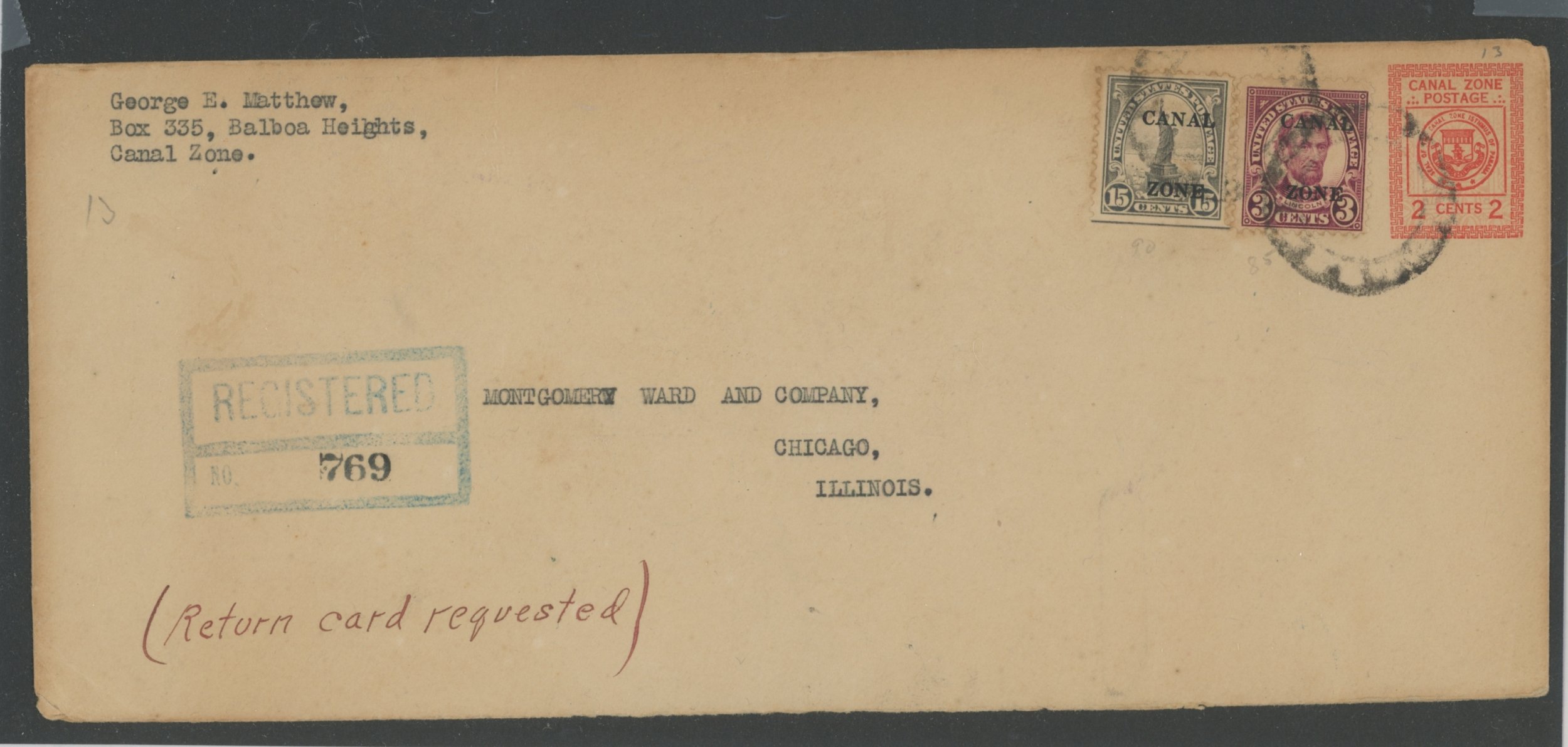 Canal Zone U9v Knife P-5; Registered usage; some typical wear; ECV $40 ...