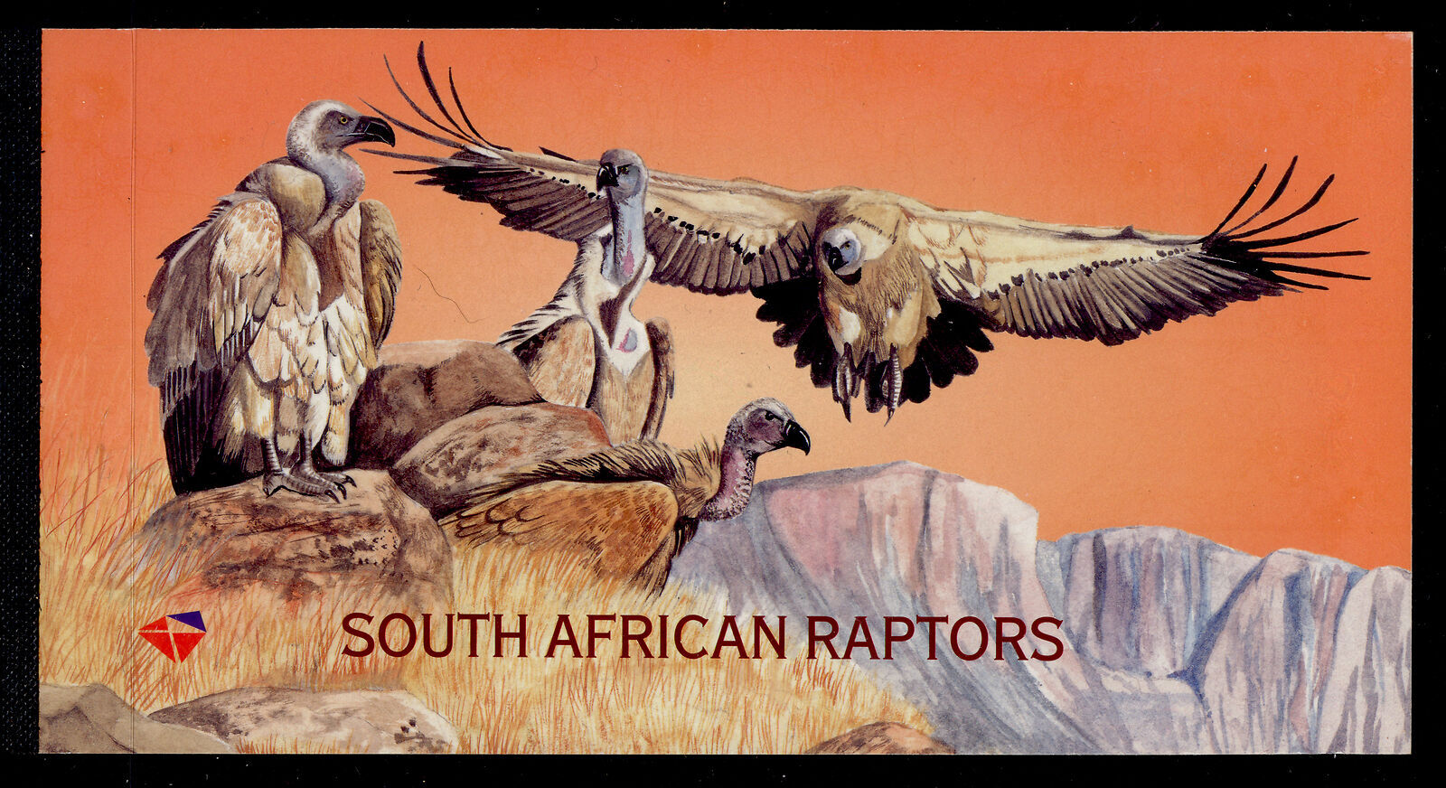 SOUTH AFRICA QEII SG SB48, 1998 raptors stamp booklet, NH MINT. Cat £12 ...