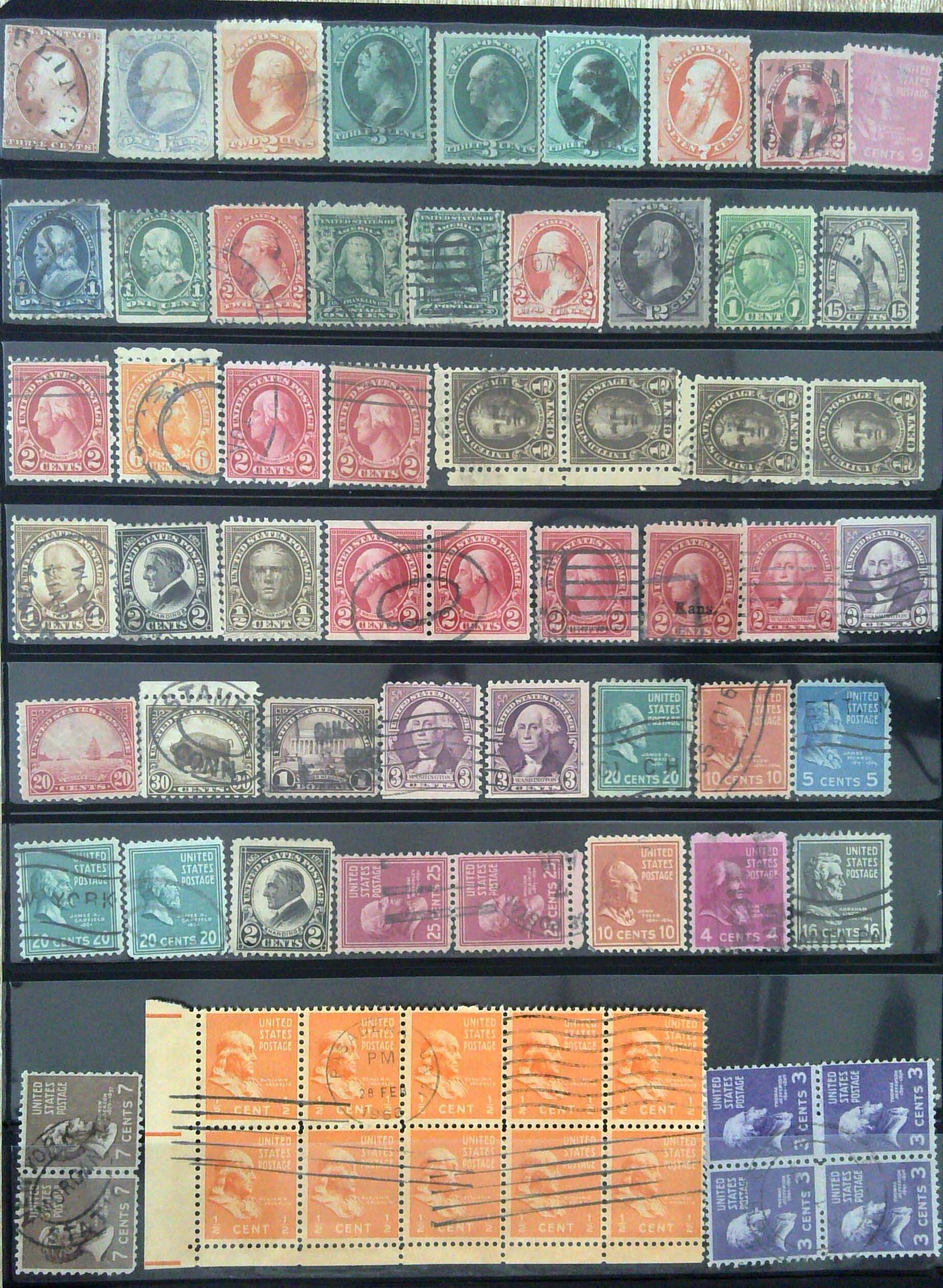 Small Collection -Used - Front & Back of book Lot - FoB, Airmail,Parcel ...