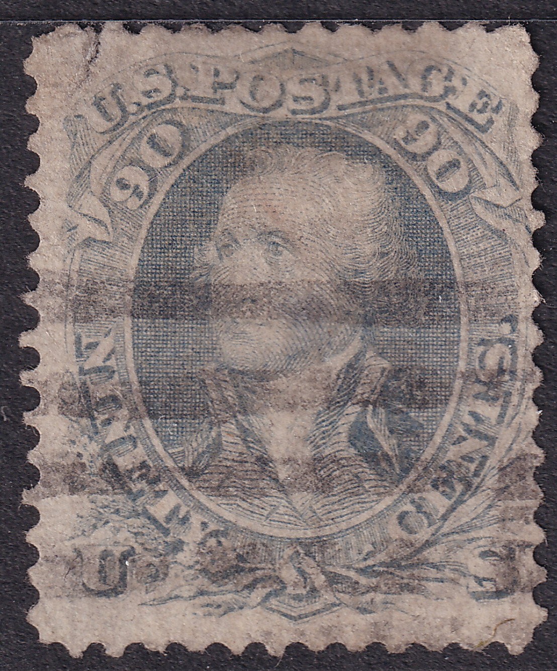 #72a Used, Fine, Small tear, 2 small thins (CV $650 - ID40678) - Joseph ...